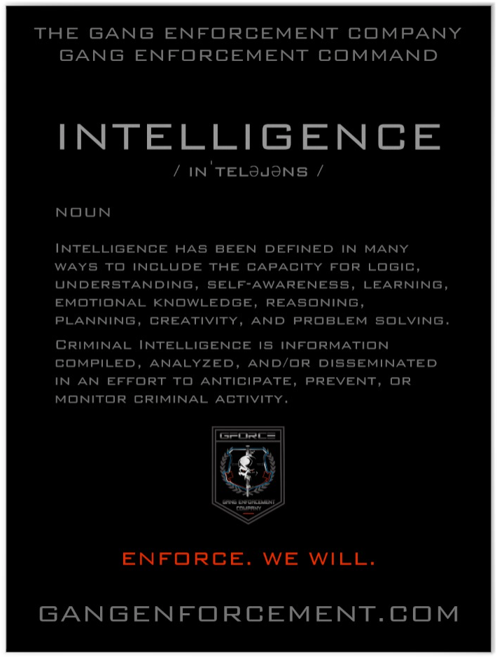 Gang Enforcement Posters – Gang Enforcement Apparel